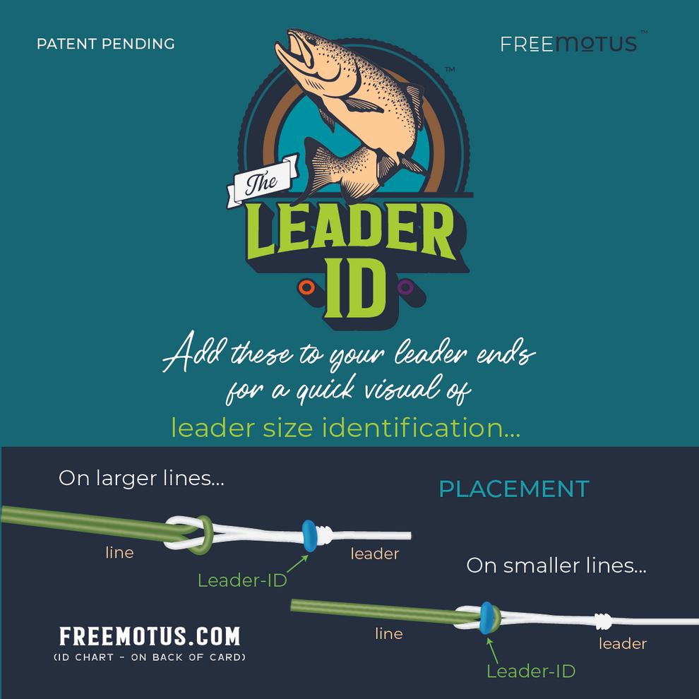 Leader-ID Color Rings – Fly Fishing Leader Size Indicators | Free Motus